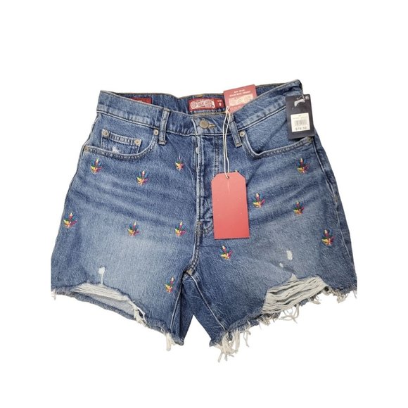 Lucky Brand | Shorts | Lucky Brand Legend 9s Midi High Rise Cutoff ...